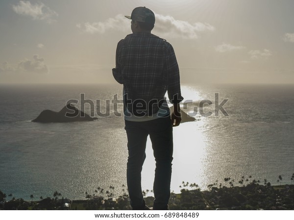 Guy Looking Over His Shoulder On Stock Photo 689848489 | Shutterstock