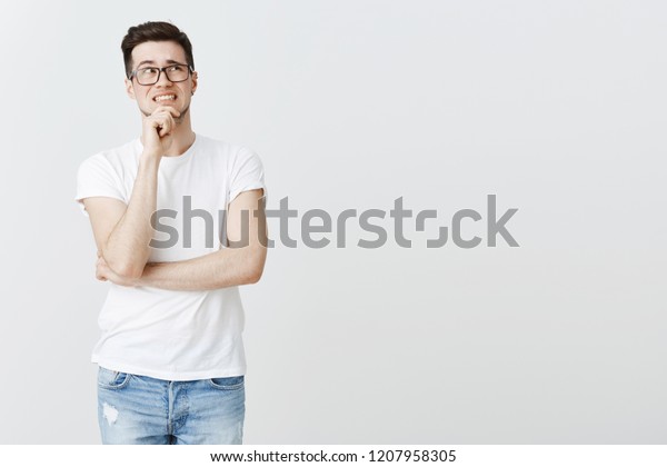 Guy Overthinking Feeling Anxious Scared Girlfriend Stock Photo ...