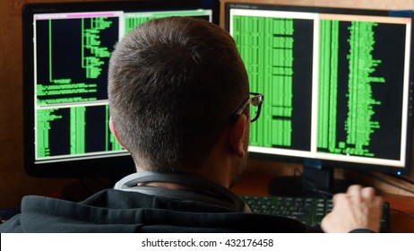 Worried Angry Hacker Upset Stressed Criminal Stock Photo 432177007 ...