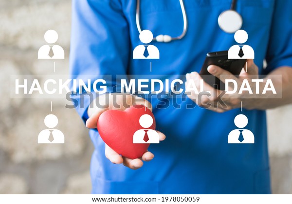 Hacker Using Medical Virtual Interface On Stock Photo 1978050059 ...