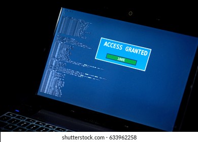 561 Hacking access granted Images, Stock Photos & Vectors | Shutterstock