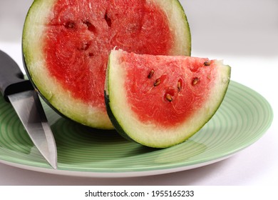 Half Cut Watermelon Slice Called Tarbuj Stock Photo 1955165233 ...
