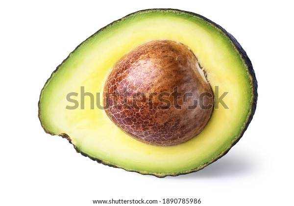 Half Fresh Avocado Kernel Isolated On Stock Photo 1890785986 | Shutterstock