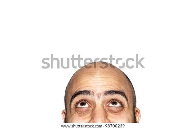 Half Funny Face Expression Looking On Stock Photo 98700239 | Shutterstock