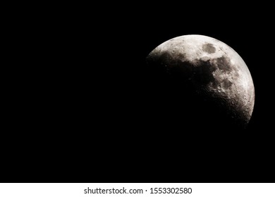 Half Moon Phase Close Texture Stock Photo 1553302580 | Shutterstock