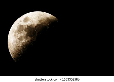 Half Moon Phase Close Texture Stock Photo 1553302586 | Shutterstock
