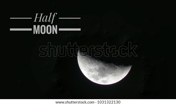 Half Moon Word Half Moon Background Stock Photo 1031322130 | Shutterstock