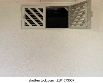Half Opened Window Ventilation Grilles White Stock Photo 2194573007 ...