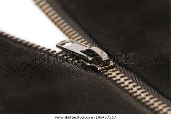 Half Opened Zipper Stock Photo 145457569 | Shutterstock