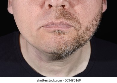 Half Shaved Beard Stock Photo 503493169 | Shutterstock
