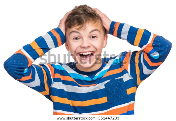 Halflength Emotional Portrait Caucasian Teen Boy Stock Photo 551447203 ... Halflength Emotional Portrait Caucasian Teen Boy Stock Photo 551447203 ...