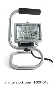 Halogen Projector Object Isolated On White Stock Photo 16834045 ...