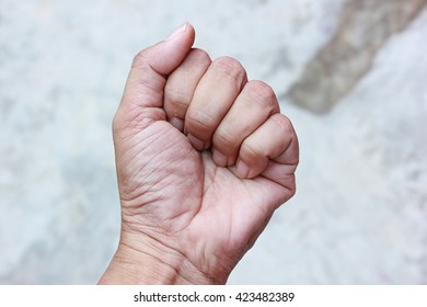 Hand Sign Performing Symbol Language Foto stock 1761564524 | Shutterstock