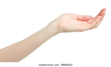 Close Hand Arm On White Background Stock Photo 739923145 | Shutterstock