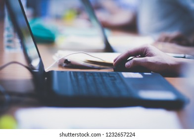 Hand Caught Using Computer Stock Photo 1232657224 | Shutterstock