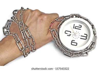 Hand Chained Clock Stock Photo 157543322 | Shutterstock