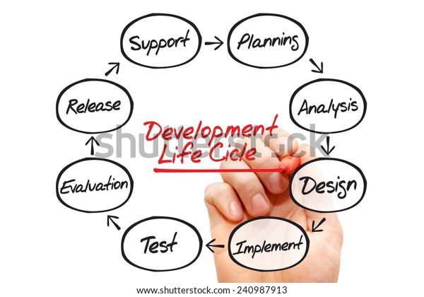 Hand Drawn Flow Chart Life Cycle Stockfoto 240987913 | Shutterstock