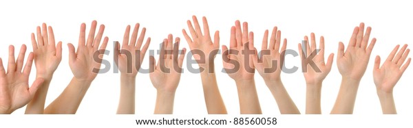 Hand Gesture High Five Stock Photo (Edit Now) 88560058