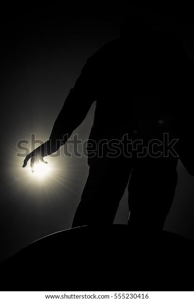 Hand Glow Stock Photo 555230416 | Shutterstock