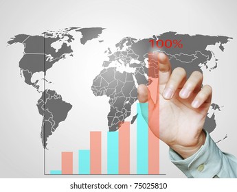 Hand Graph Stock Photo 75025810 | Shutterstock