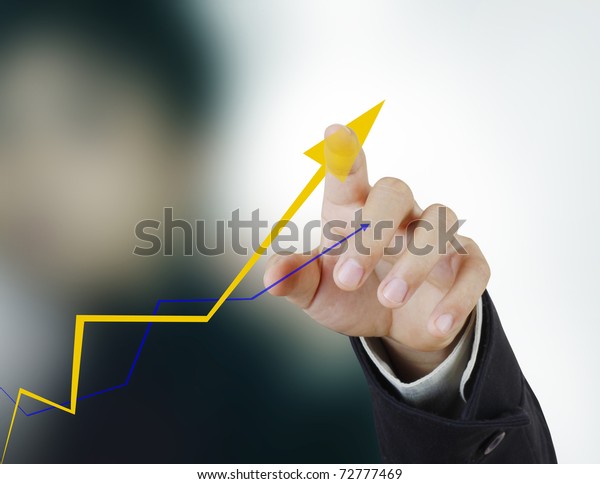 Hand Graph Stock Photo (Edit Now) 72777469
