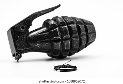Hand Grenade Pulled Pin Stock Photo 1888852072 | Shutterstock