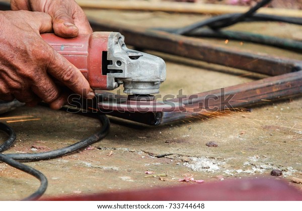 Hand Held Grinding Machine Stock Photo 733744648 | Shutterstock