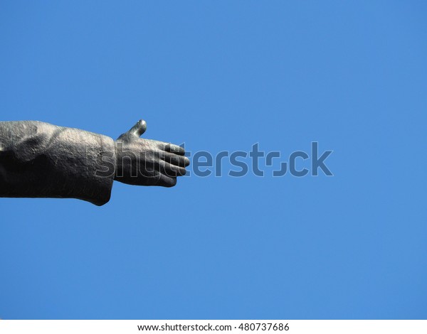 Hand Indicating Horizontal Stock Photo 480737686 | Shutterstock