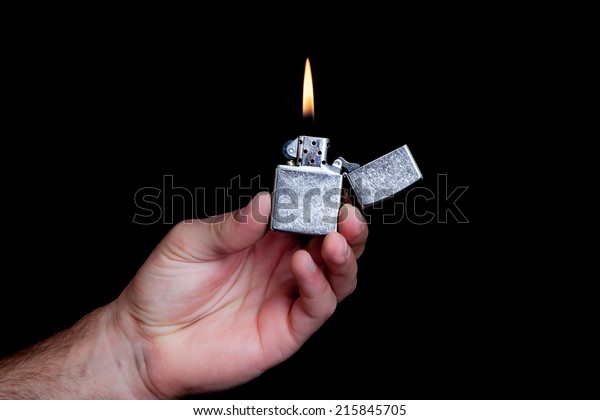 Hand Lighter Stock Photo 215845705 | Shutterstock