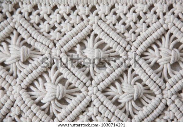 Hand Made Macrame Stock Photo (Edit Now) 1030714291