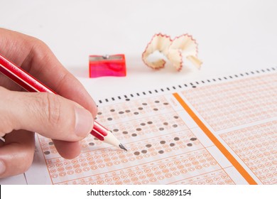 Hand Marking Multiple Choice Form Stock Photo 588289154 | Shutterstock