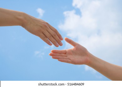 Helping Hand Male Hand Takes Young Stock Photo 182023454 | Shutterstock