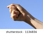 Hand Motioning Grasping Action Against PPT template 36 | CrystalGraphics