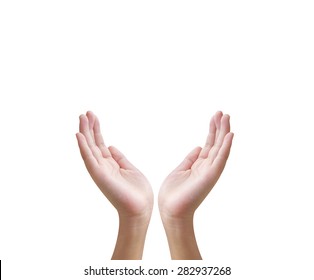 Hand On White Background Stock Photo 282937268 | Shutterstock