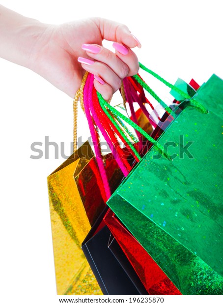 Hand Packets Isolated White Background Stock Photo 196235870 | Shutterstock