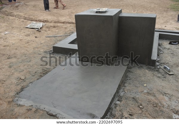 Hand Pump Construction Different Steps Layout Stock Photo 2202697095 ...
