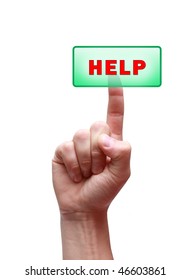 Hand Push Button Stock Photo 46603861 | Shutterstock