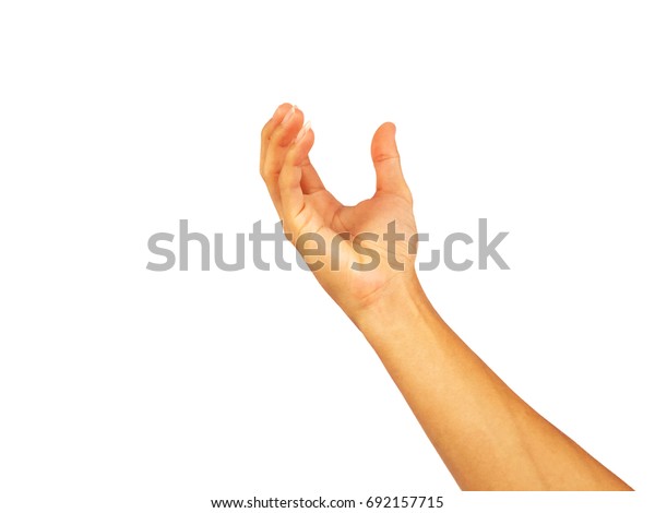 Hand Raise Get Something Stock Photo (Edit Now) 692157715