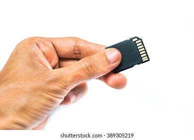 Hand Sd Card Memory Data Digital Stock Photo 389305219 | Shutterstock