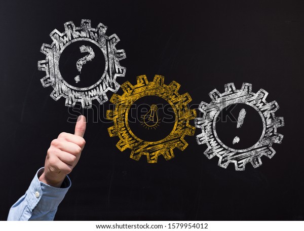 Hand Shows Thumbs Problem Solution On Stock Photo 1579954012 | Shutterstock