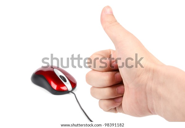 Hand Sign Computer Mouse Stock Photo 98391182 | Shutterstock
