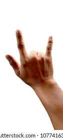 Hand Split White Background Stock Photo 1077416351 | Shutterstock