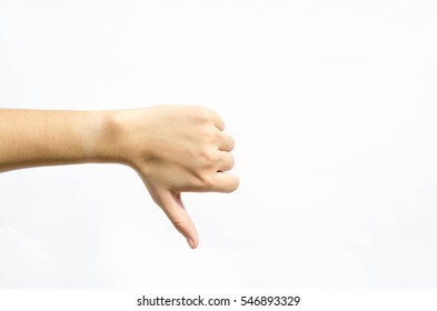 Hand Thumb Down Stock Photo 546893329 | Shutterstock