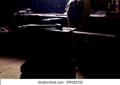 Hand Tools Forge Background Light Stock Photo (Edit Now) 399182731