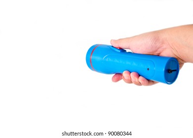 Hand Using Flash Light Stock Photo 90080344 | Shutterstock