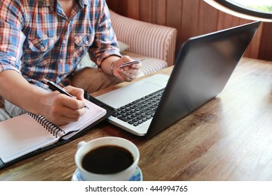 Hand Write Note On Paper Hold Stock Photo 444994765 | Shutterstock
