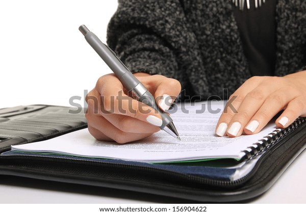 Hand Writing Document Stock Photo 156904622 | Shutterstock