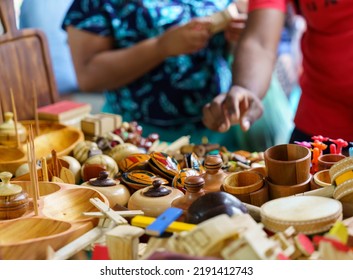 Handcrafted Objects Made By Indians Village Stock Photo 2191412743 ...