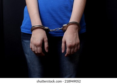 Handcuffed Hands Stock Photo 218949052 | Shutterstock
