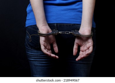 Handcuffed Hands Stock Photo 218949067 | Shutterstock